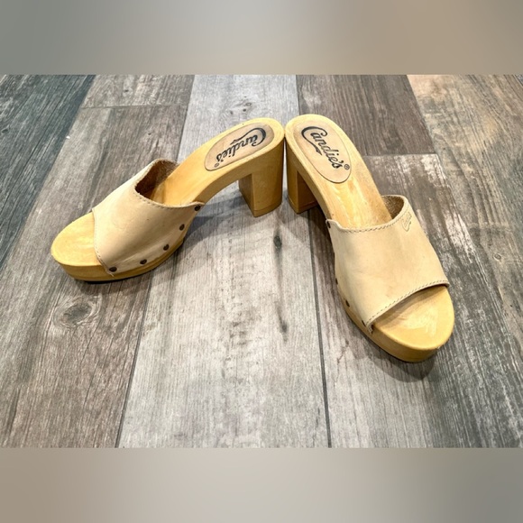 Candie's | Shoes | Vintage 98s Candies Nude Tan Leather Demi Sexy High ...